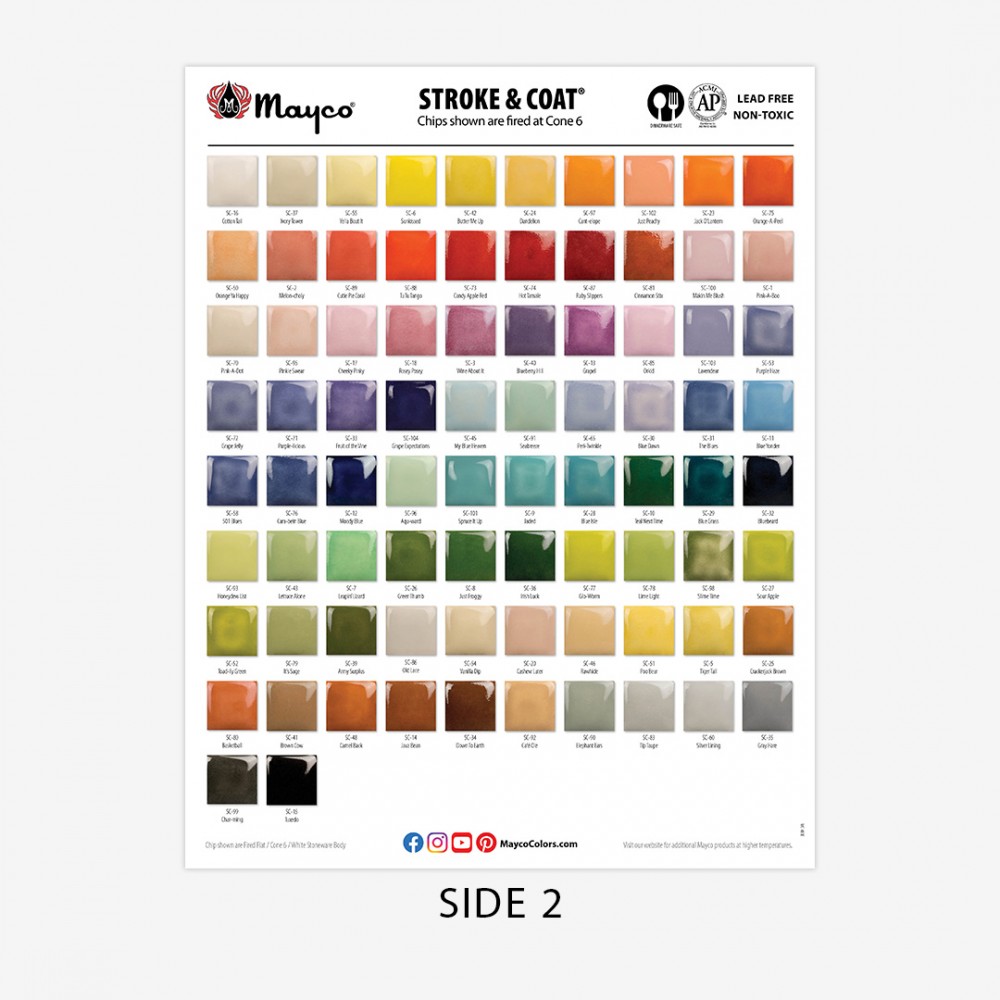 Mayco Stoke & Coat / Speckled Stroke & Coat Poster